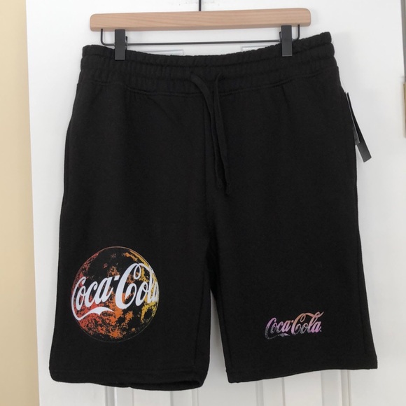 Coca-cola Creations | Shorts | New Mens Black Shorts With Cocacola ...